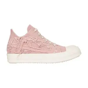 Rick Owens Slashed Low Sneakers - Pink