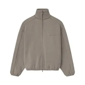Fear Of God Modern Fleece Track Jacket With Piping - Tan