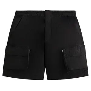 Kith Wrinkle Nylon Evan Cargo Short - Black