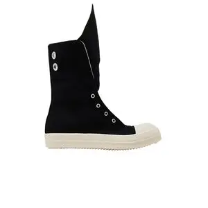 Rick Owens Lido Zipped High Boots - Black