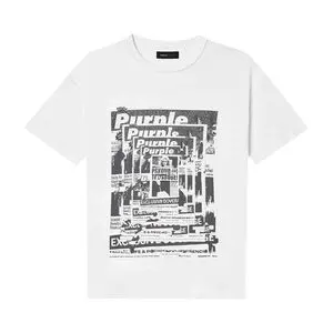 PURPLE BRAND Clean Jersey T-shirt - White