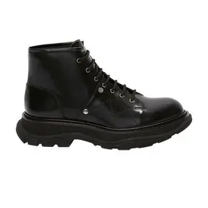 Alexander Mcqueen Criss-cross Boots For Men