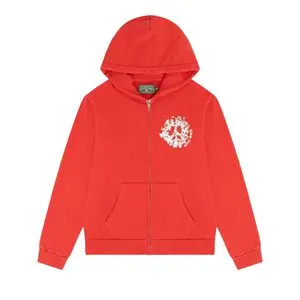 DENIM TEARS University Zip Hoodie - Red