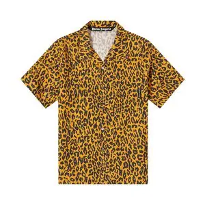 Palm Angels Cheetah Print Bowling Shirt