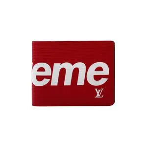 LOUIS VUITTON X Supreme Slender Wallet - Red