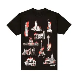PLEASURES Monument Graphic T-shirt - Black