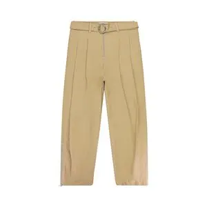 JIL SANDER Belted Pleated Trousers