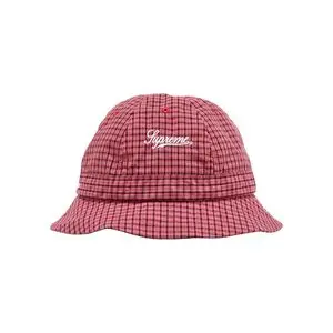 Supreme X Cordura Plaid Bell Hat - Red