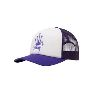 StÜssy Crown Stock Trucker Cap - Purple