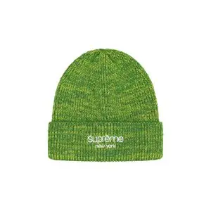 Supreme Rainbow Speckle Beanie - Green
