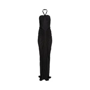 Saint Laurent Halter Neck Maxi Dress