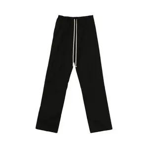 Rick Owens Heavy Poplin Dietrich Drawstring Pant - Black