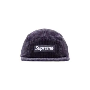 Supreme Corduroy Camp Cap - Blue