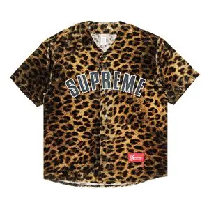 Supreme Velvet Baseball Jersey