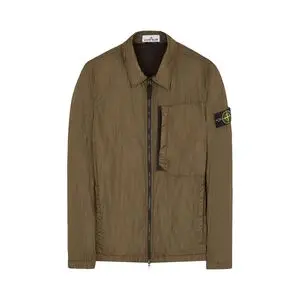 Stone Island Zip Up Jacket - Green