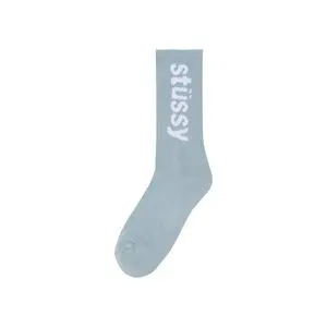 StÜssy Helvetica Socks - Blue
