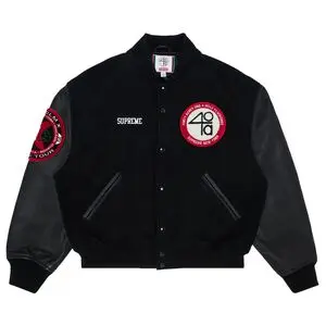Supreme X 40 Acres Malcolm X Varsity Jacket