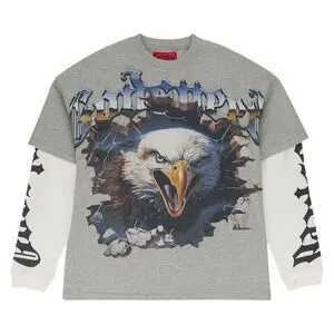 GODSPEED Spirit Animal Layered T-shirt - Grey