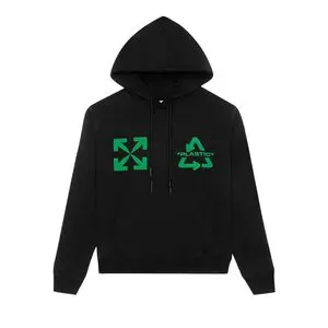 Off-white Slim Fit Sweatshirts Hoodies For Women