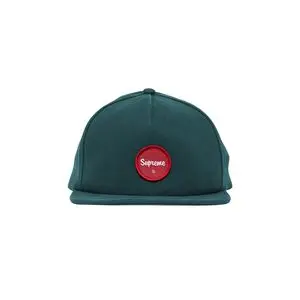 Supreme Twill Patch 5-panel Cap - Teal