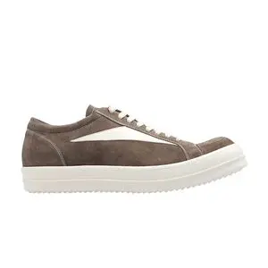 Rick Owens Edfu Suede Low Top Sneakers - Brown