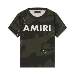 Amiri Army Logo Tee