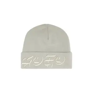 Supreme New Era Blackletter Beanie - Grey