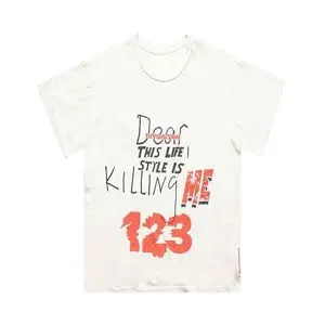 RIVINGTON ROI REBIS Killing Me T-shirt - White