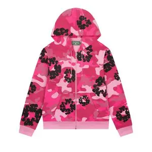 DENIM TEARS Wreath Zip Hoodie - Multicolor
