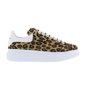 Alexander McQueen Oversized Leopard Print Sneakers