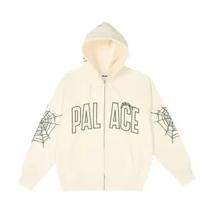 PALACE Spider Zip Hood - White