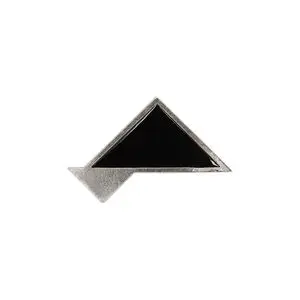 Saint Laurent Geometric Brooch - Silver