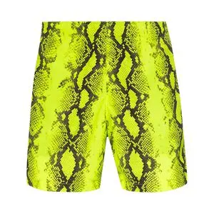 Off-White Snake Print Swim Shorts