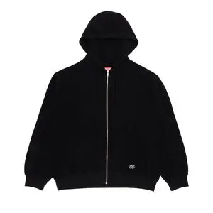 Supreme Hooded Zip-up Thermal - Black