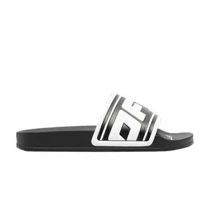 Off-White Logo Embossed Sliders - Black