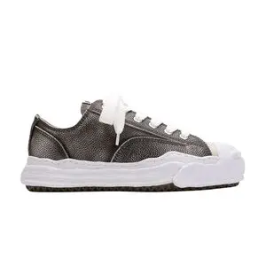 Mihara Yasuhiro Hank Brushed Leather Sneakers - Black