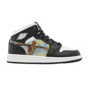 JORDAN 1 Mid Gs Hologram - Black