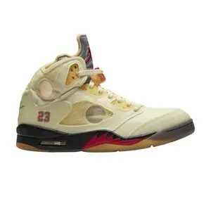 JORDAN Off-white X 5 Sp 'sail' Sample Sneakers - Cream