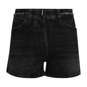 Givenchy Denim Short With Chain