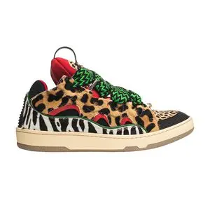 LANVIN Curb Animal Print Sneakers - Multicolor