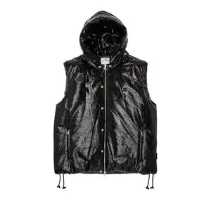 COURREGES Ac Vinyl Sleeveless Puffer Jacket
