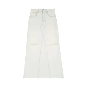 MAISON MARGIELA Long Denim Skirt - Blue