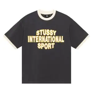 StÜssy Sport Ringer Tee - Black