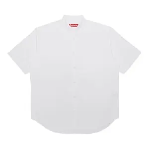 Supreme Loose Fit Short-sleeve Oxford Shirt - White