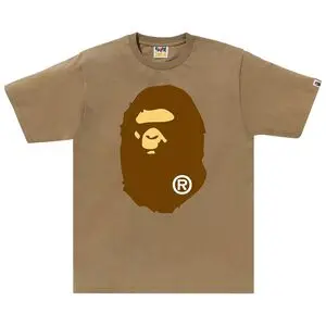 A BATHING APE Big Ape Head Tee - Cream