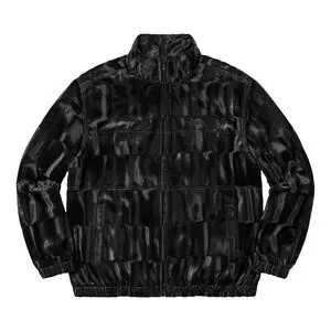Supreme Velour Track Jacket - Black