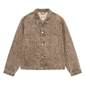 StÜssy Trucker Jacket Denim 'leopard