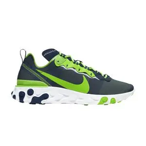 Nike Nfl X React Element 55 'seattle Seahawks' Sneakers - Green