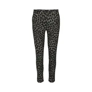 Versace Animal Printed Wool Blend Pants