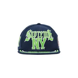 Supreme Supreme New York 6-Panel Hat Blue